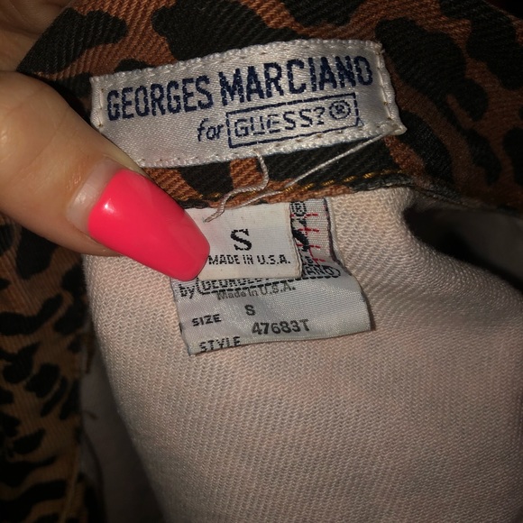 Guess by Marciano | Jackets & Coats | Guess Leopard Print Denim Jacket ...